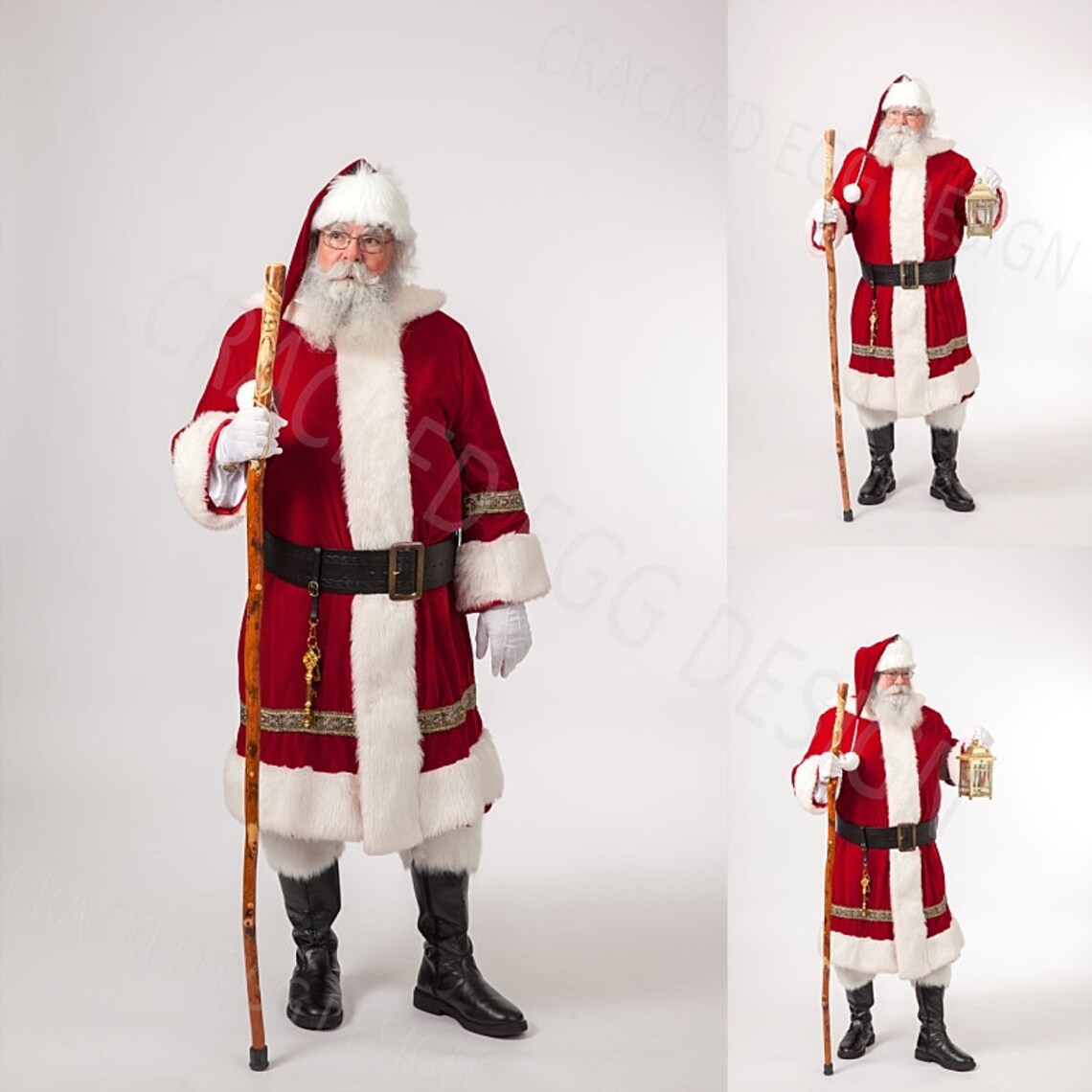 For Photographers Santa Overlay Santa Standing Traditional - Etsy