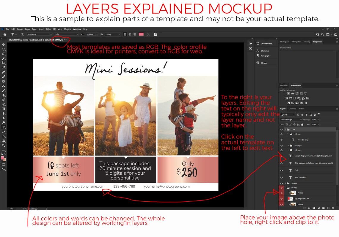 Client Workflow Chart for Photographers Keep Track of Your - Etsy