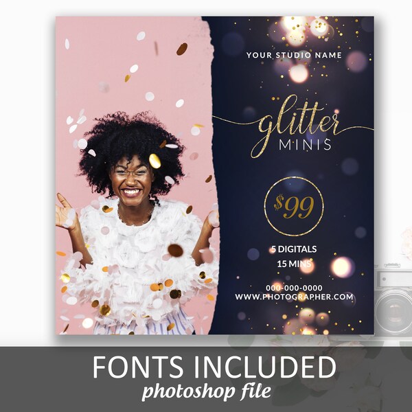 Mini Session Template - Etsy Canada