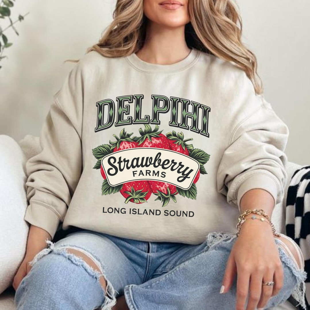 Delphi Strawberry Farm Sweatshirt for Percy Jackson Readers and Greek ...