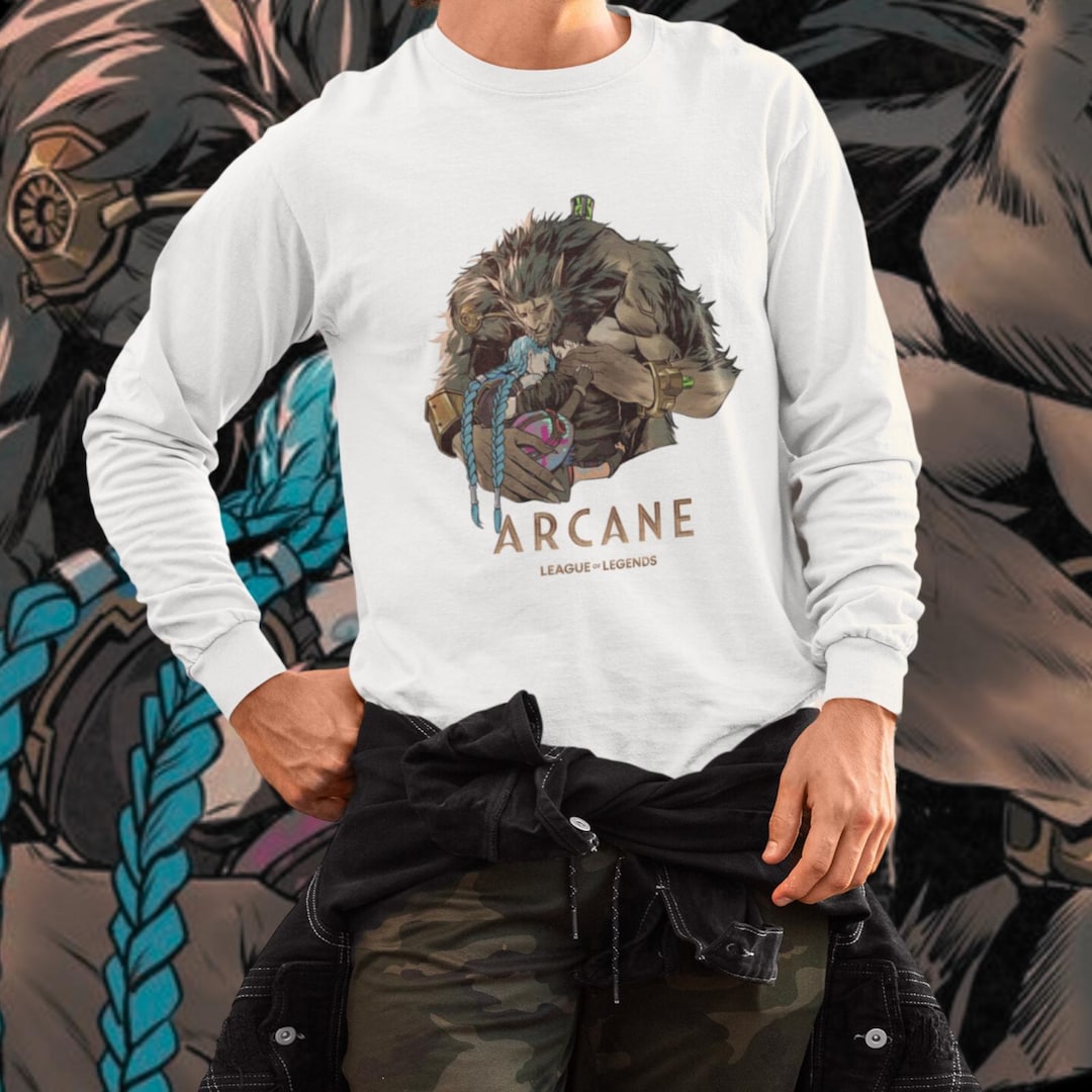 League of Legends Arcane Long Sleeve Tee, Gamer Shirt, Unisex Apparel ...