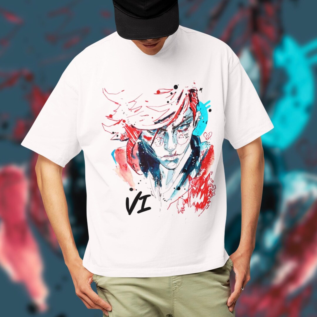 Vi Arcane Oversized T-shirt , Vintage Streetwear,inspired Leaguee of ...