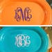 5 Inch - Vinyl Monogram Decal - Etsy