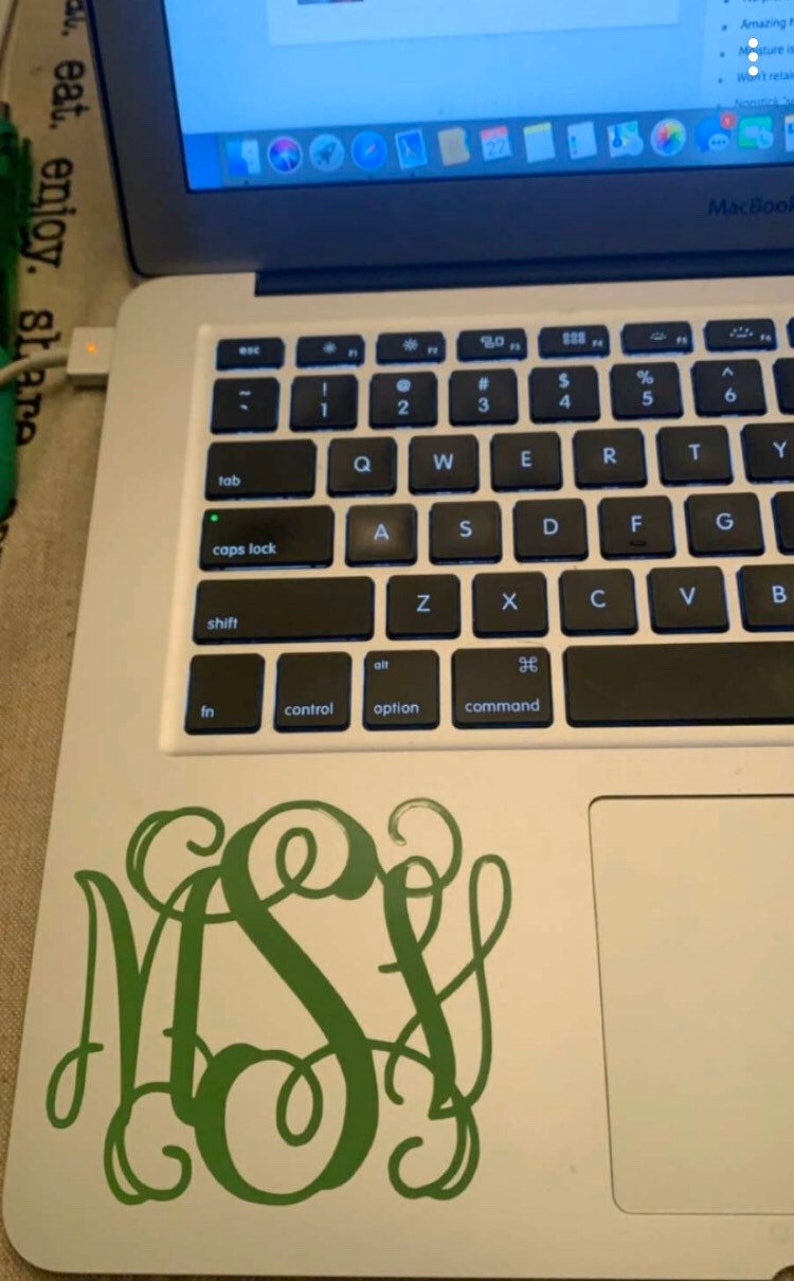 Vinyl Monogram Decal - 3 Inch - Etsy