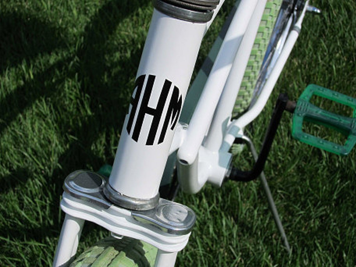 2 Inch Vinyl Monogram Decal - Etsy