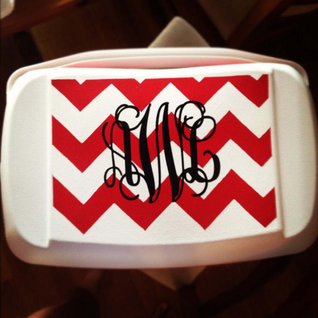5 Inch - Vinyl Monogram Decal - Etsy