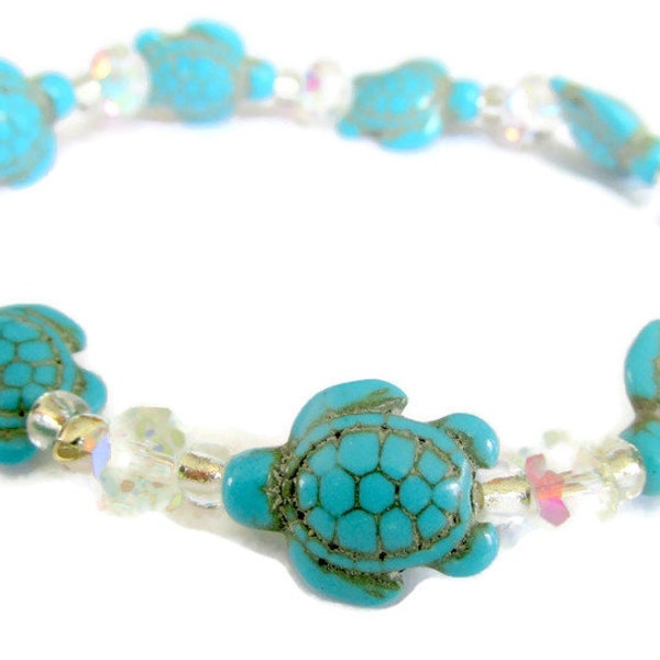 Sea Turtle Anklet - Etsy