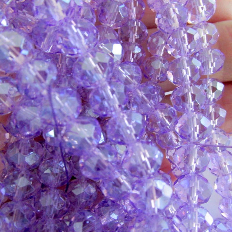Crystal Rondelle - Etsy