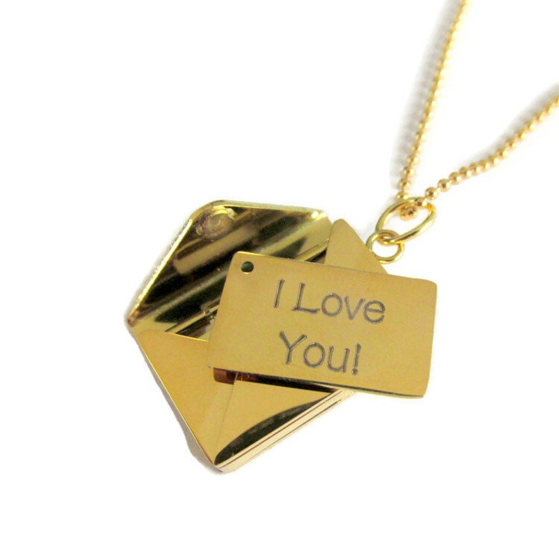 Personalized Love Letter Necklace - Etsy