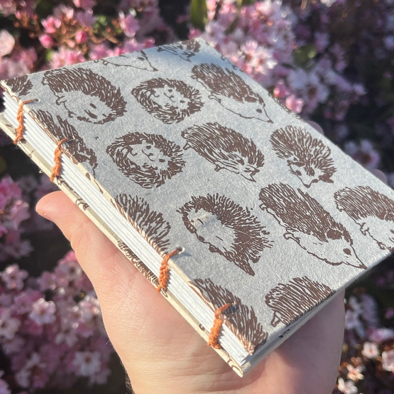 Hedgehog Journal - Etsy