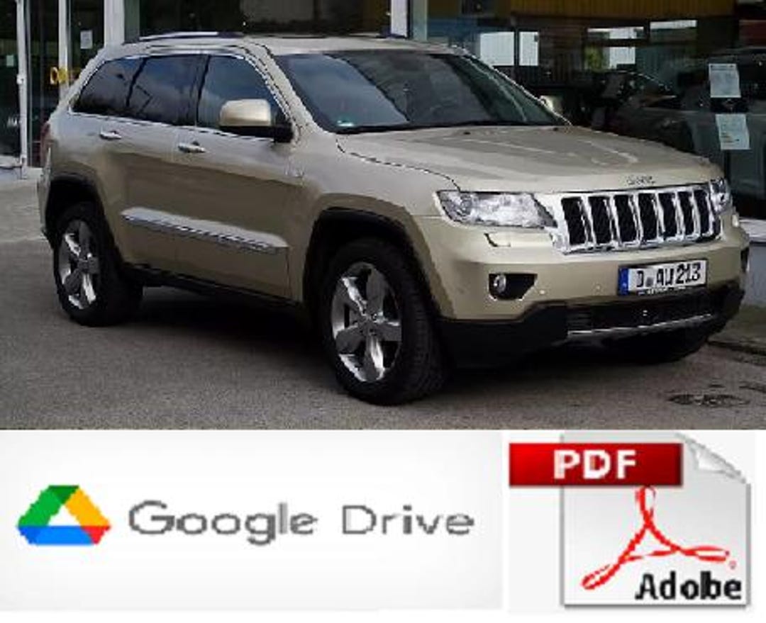 Jeep Grand Cherokee WK2 2011-2020 Workshop Manual, Repair Manual, Service Manual Download - Etsy