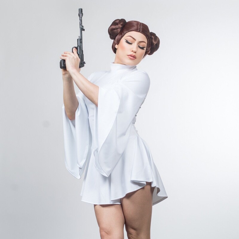 Princess Leia White Dress Costume - Etsy