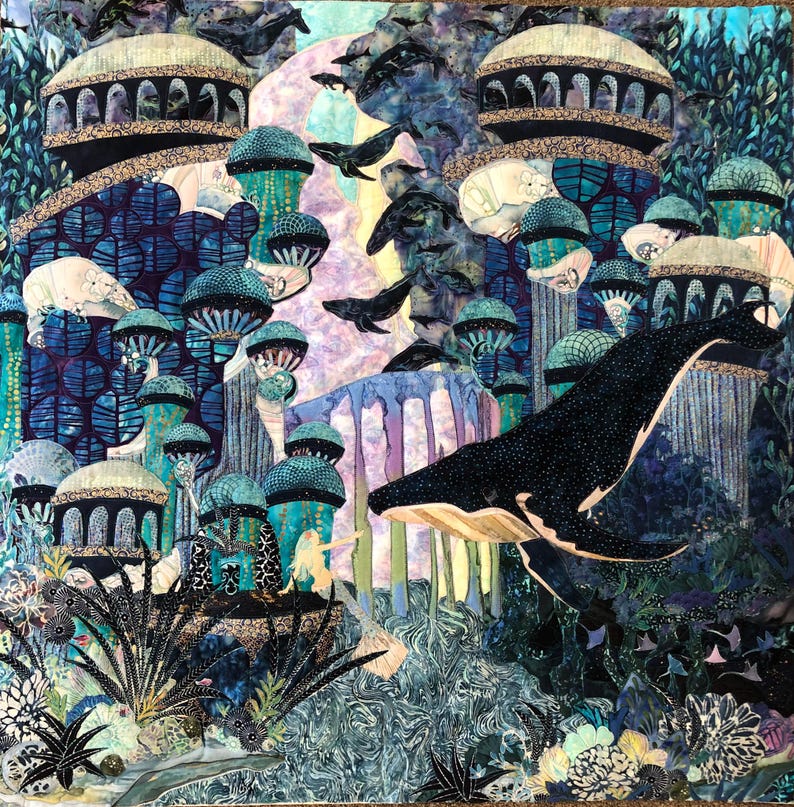 Under the Sea Collage Quilt Pattern - Etsy