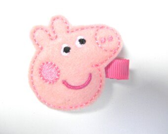 Peppa Pig Hair Bow | Etsy
