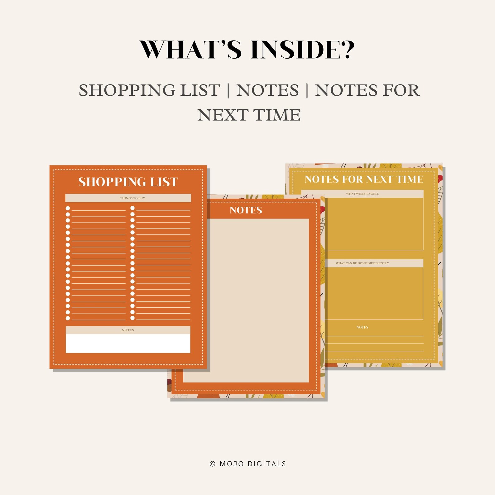 Thanksgiving Planner Printable Holiday Planner Thanksgiving Meal ...