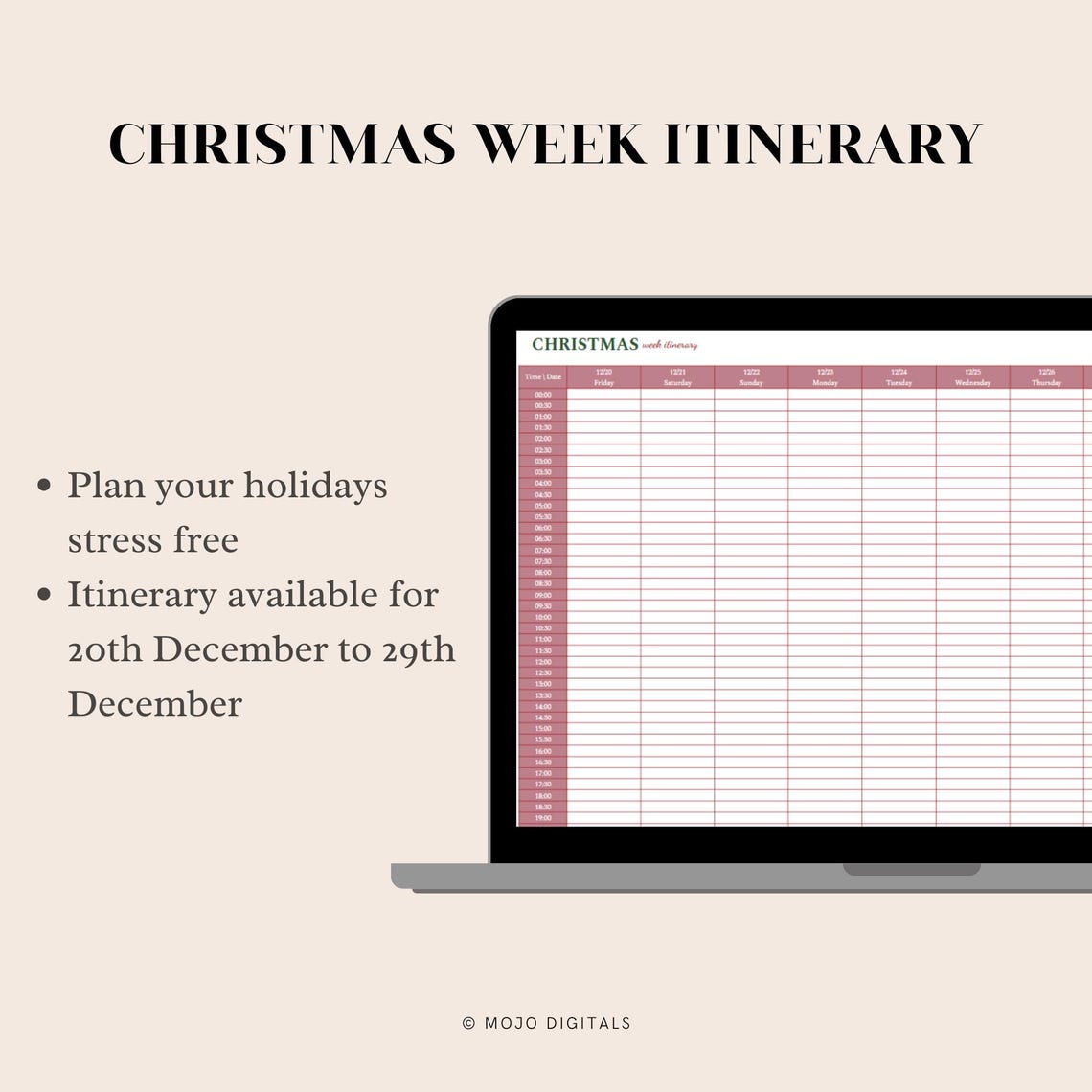 Christmas Gift Tracker Google Sheets Stocking Gift Planner Spreadsheet ...