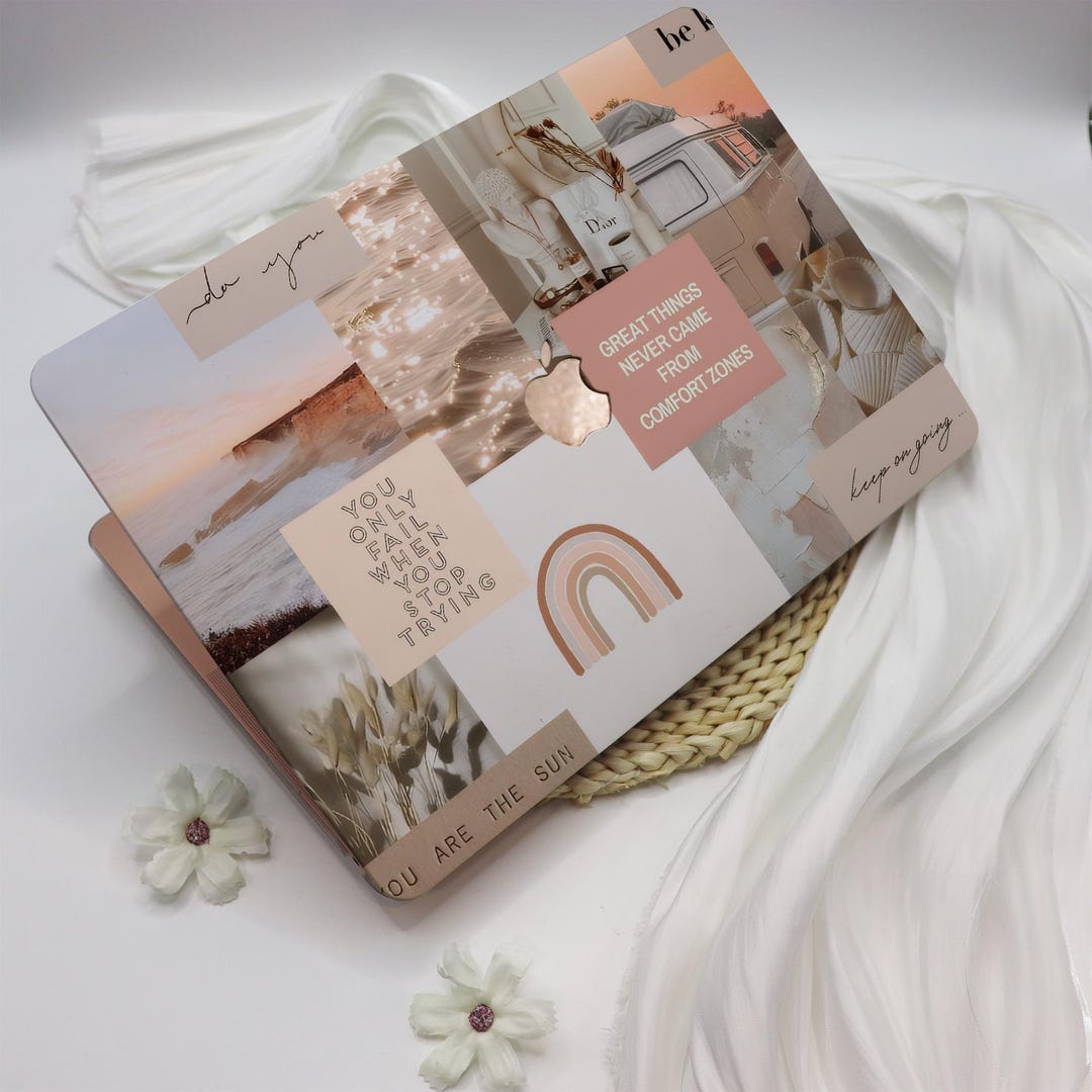 Pink Landscape Poster MacBook Case for Air 2025 15/13,macbook Pro 16/15 ...