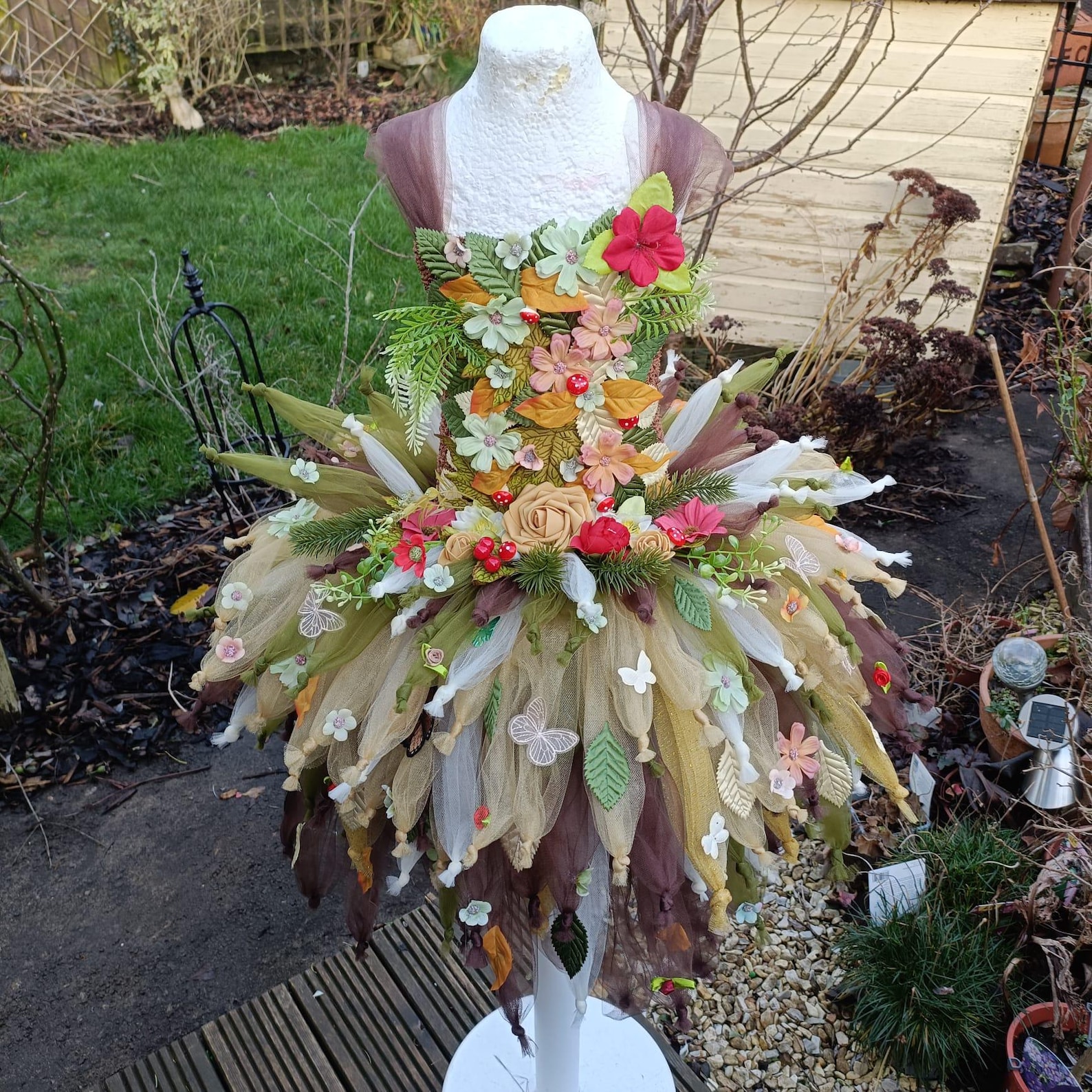 Magical Toadstool Flower Fairy Tutu Dress Costume, Dressing Up ...