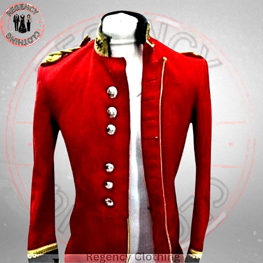 Men's British Army Guards Bandsman's Jacket – A Striking Vintage Hussar ...