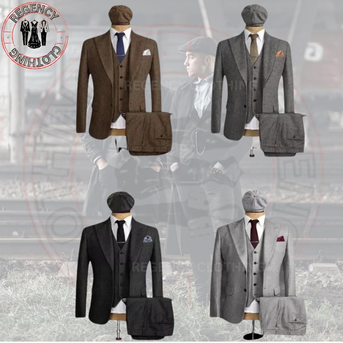 Customized Limited Edition Peaky Blinders 3-piece Suit – Tailor-made ...