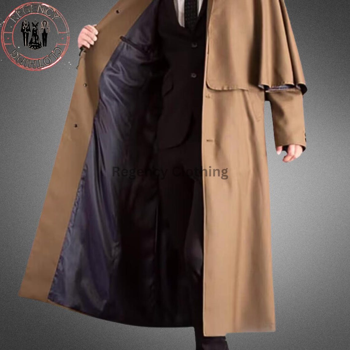 Limited Edition Men's Victorian Inverness Cape Coat - Garrick Coachman ...
