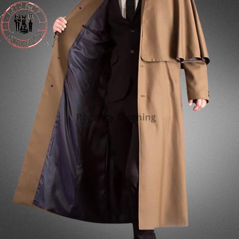 Limited Edition Men's Victorian Inverness Cape Coat - Garrick Coachman ...