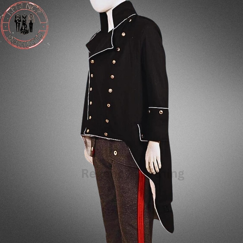18th Century Wool Revolutionary War Tailcoat Colonial Reenactment Coat ...
