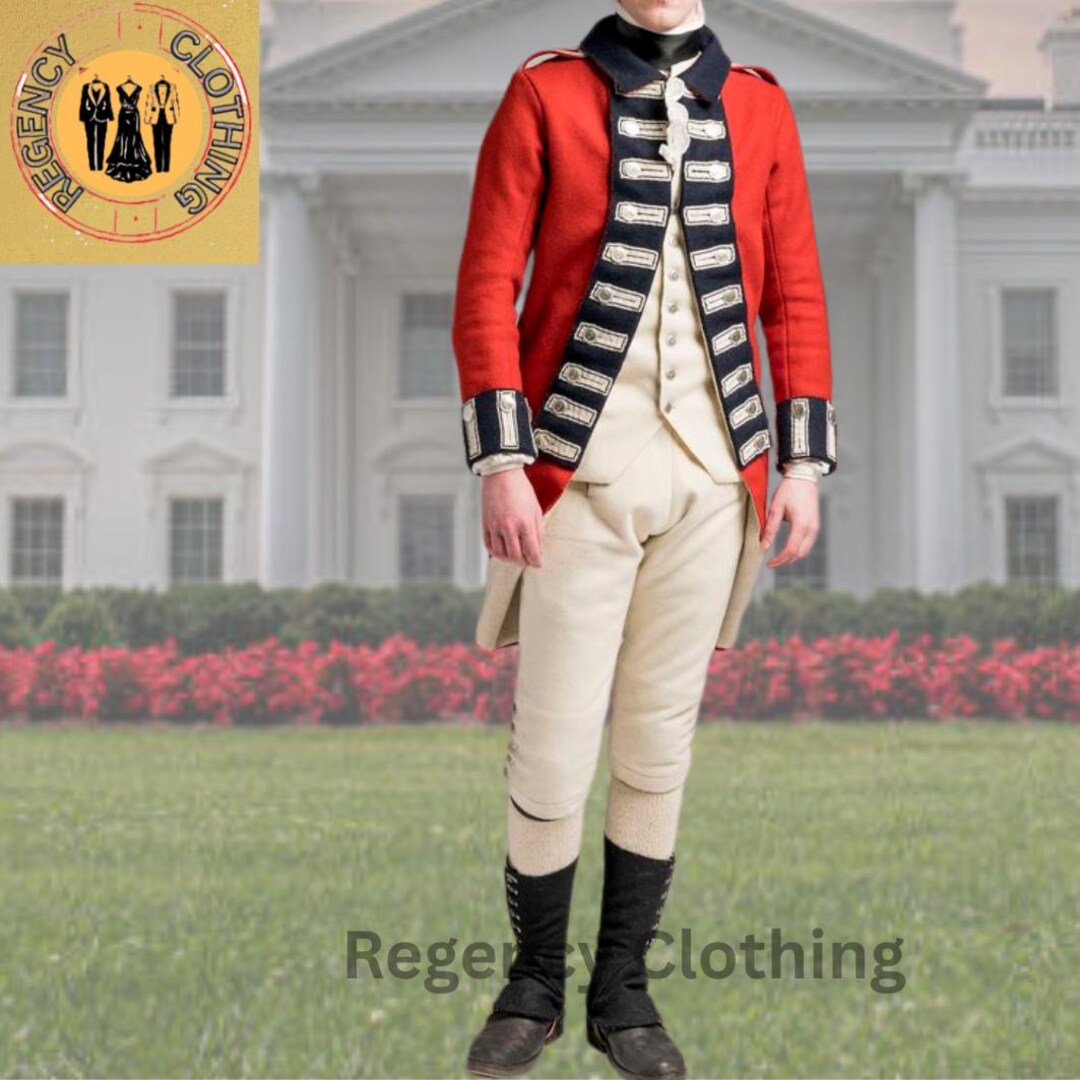 New 17th Century Continental Army Coat – 1770s War Jacket Cosply ...