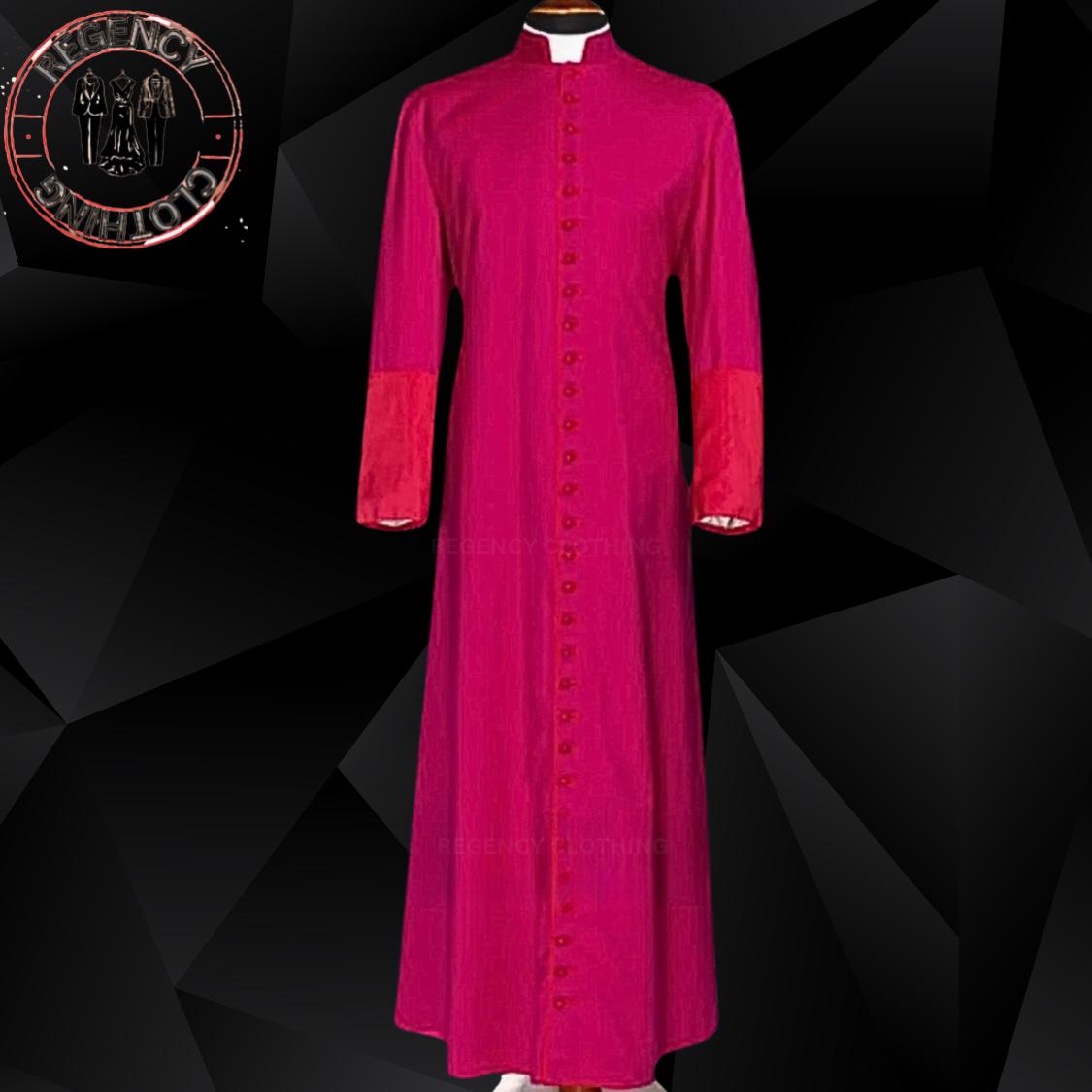 New Roman Cassock – Traditional Clergy Vestment – Elegant Gothic Priest ...