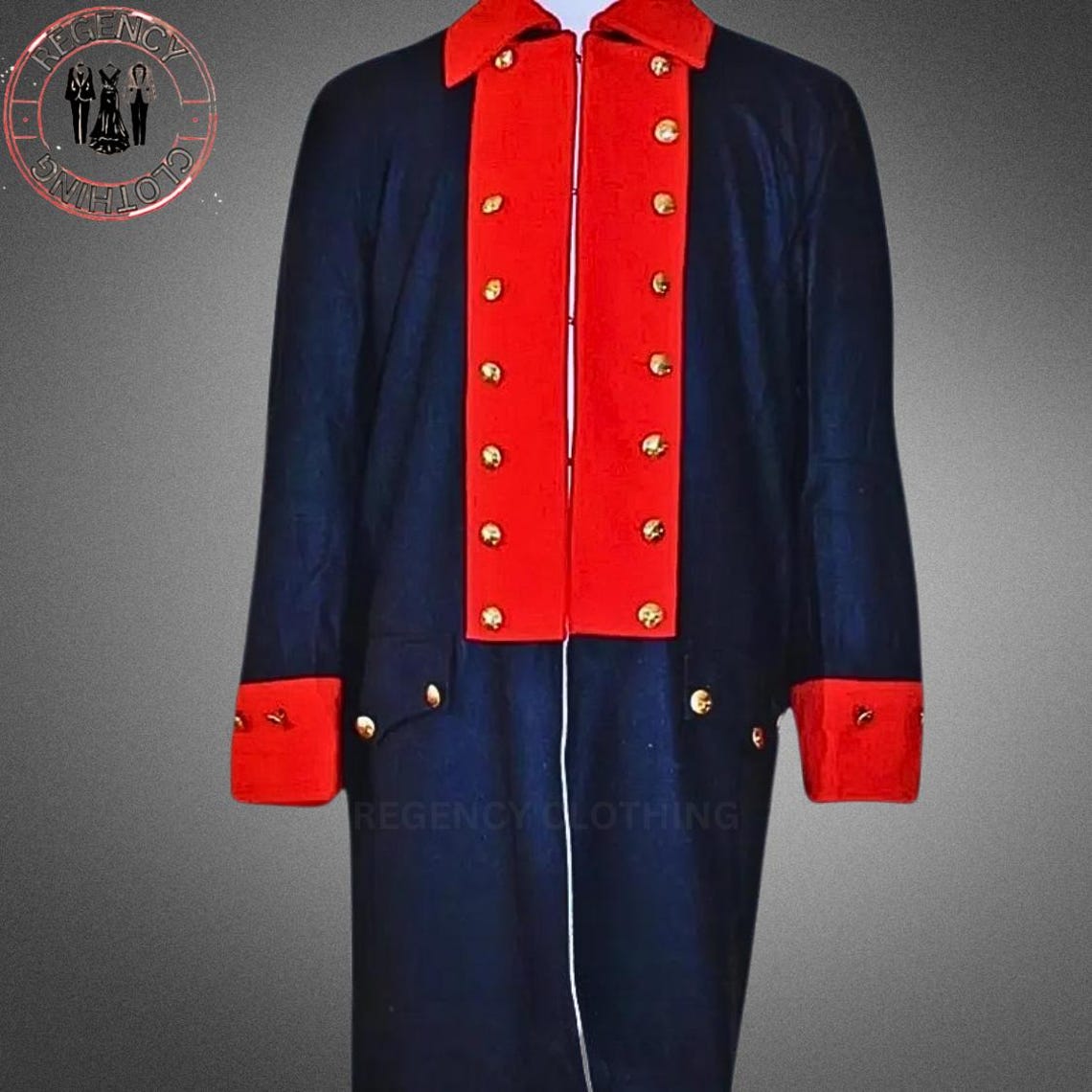 17th Century Continental Army Coat – 1770s War Jacket Cosply – Colonial ...