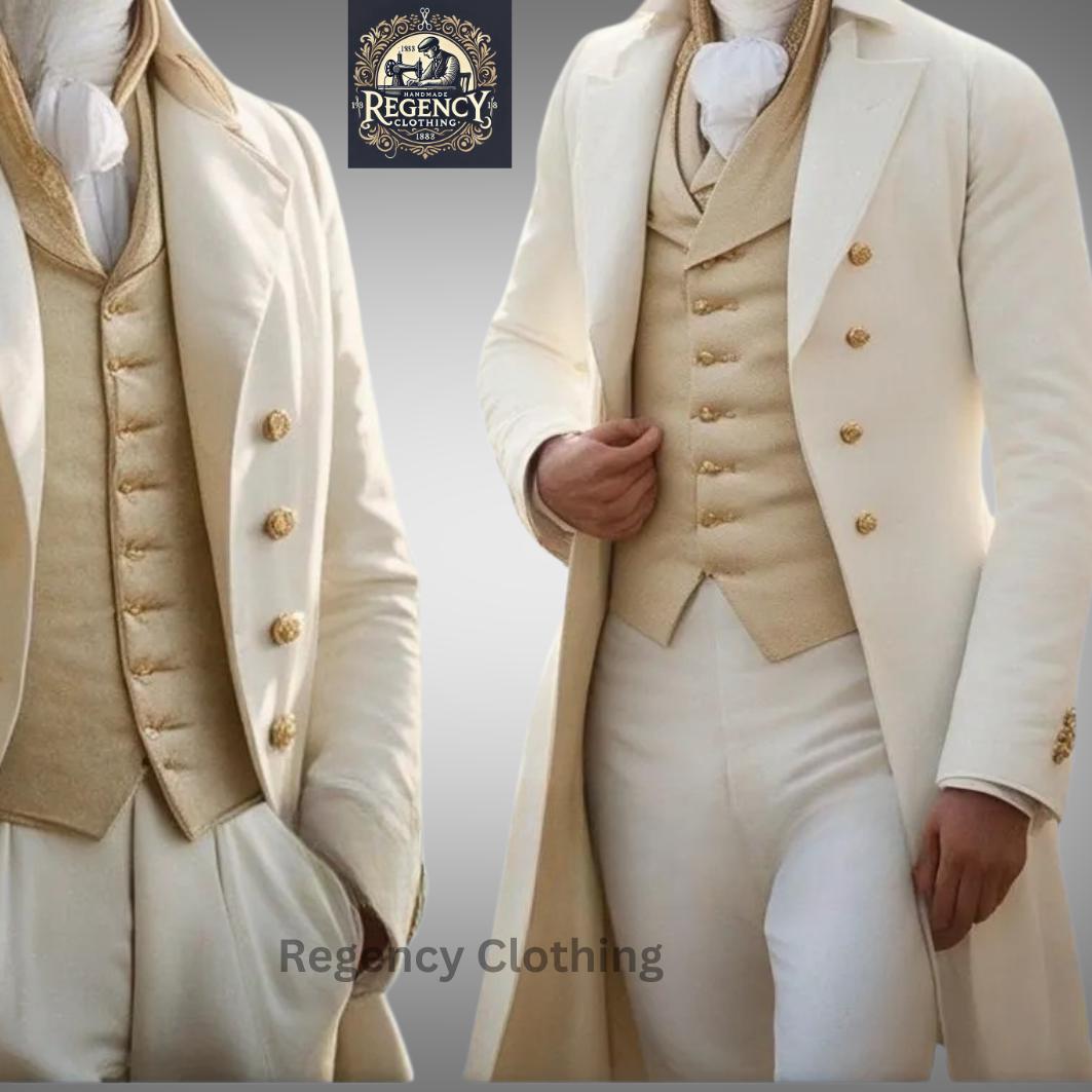 Handmade Mr. Darcy Regency Tailcoat – 1800s Style, Custom Fit - Etsy