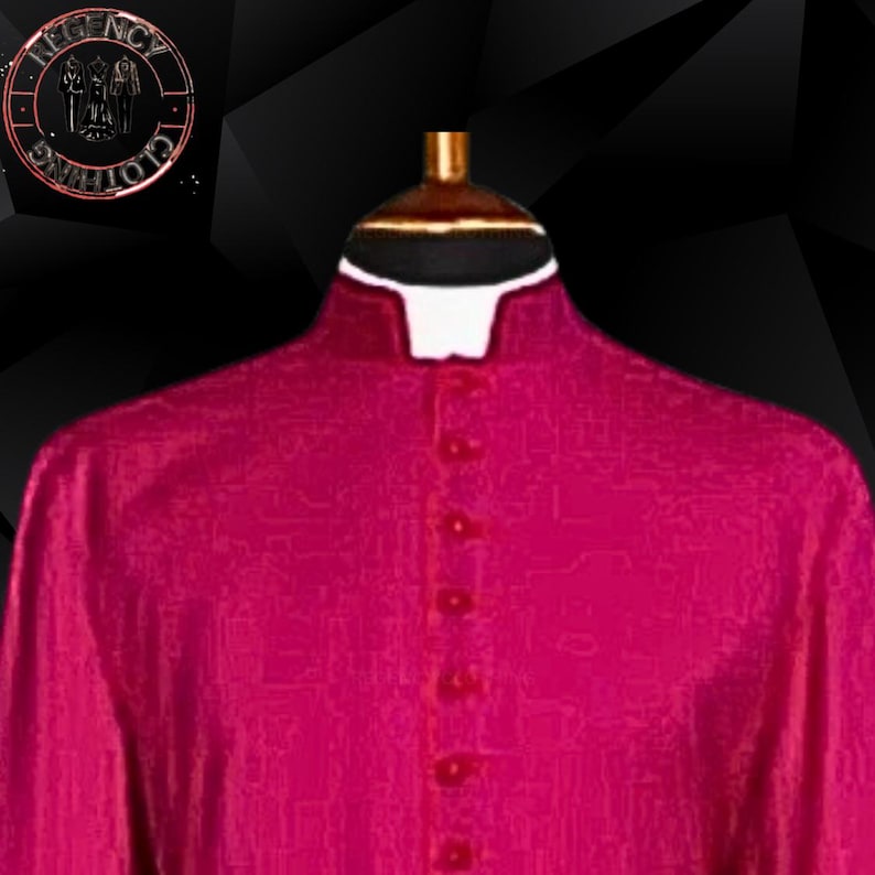 New Roman Cassock – Traditional Clergy Vestment – Elegant Gothic Priest ...