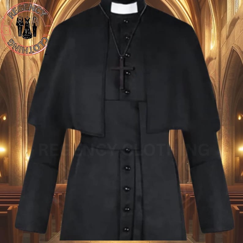 Custom Bishop Clergy Cassock – Traditional Roman Catholic Vestment With ...