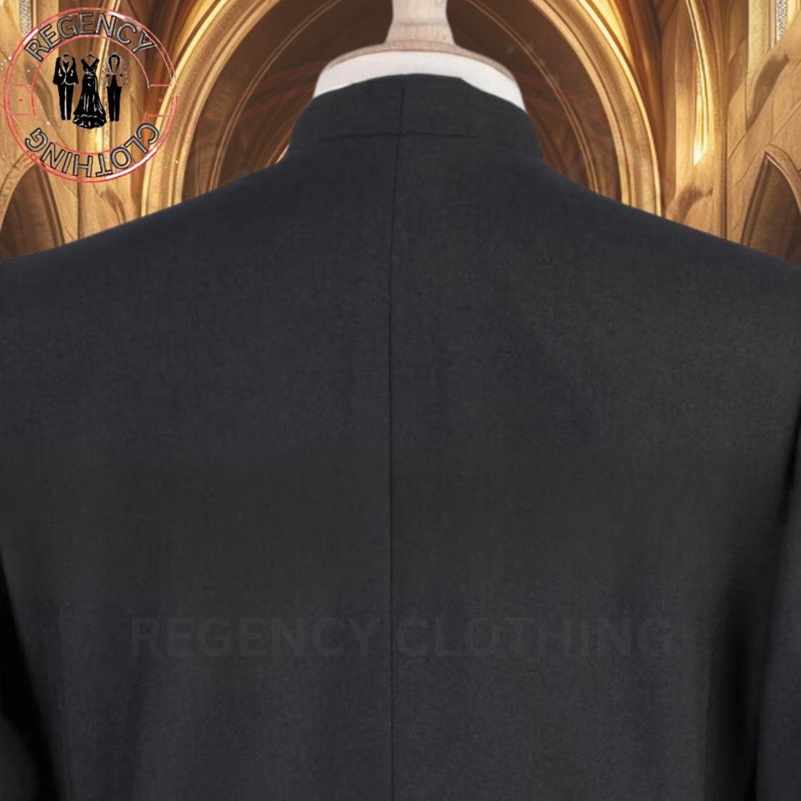 Black Roman Cassock – Custom-tailored Clergy Vestment – Traditional ...