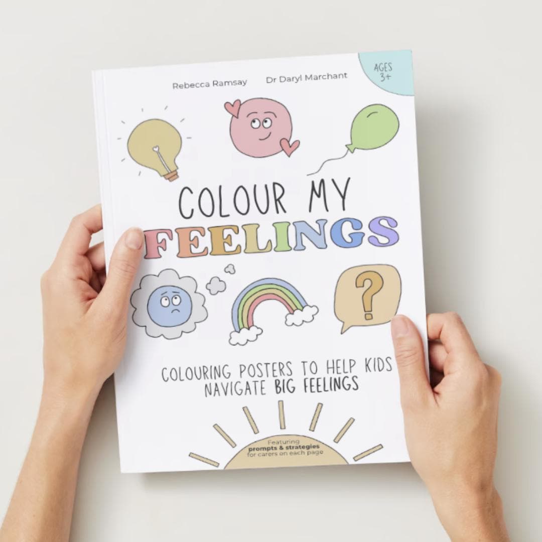 Emotions and Regulation Colouring Poster Book for Kids: Engaging ...
