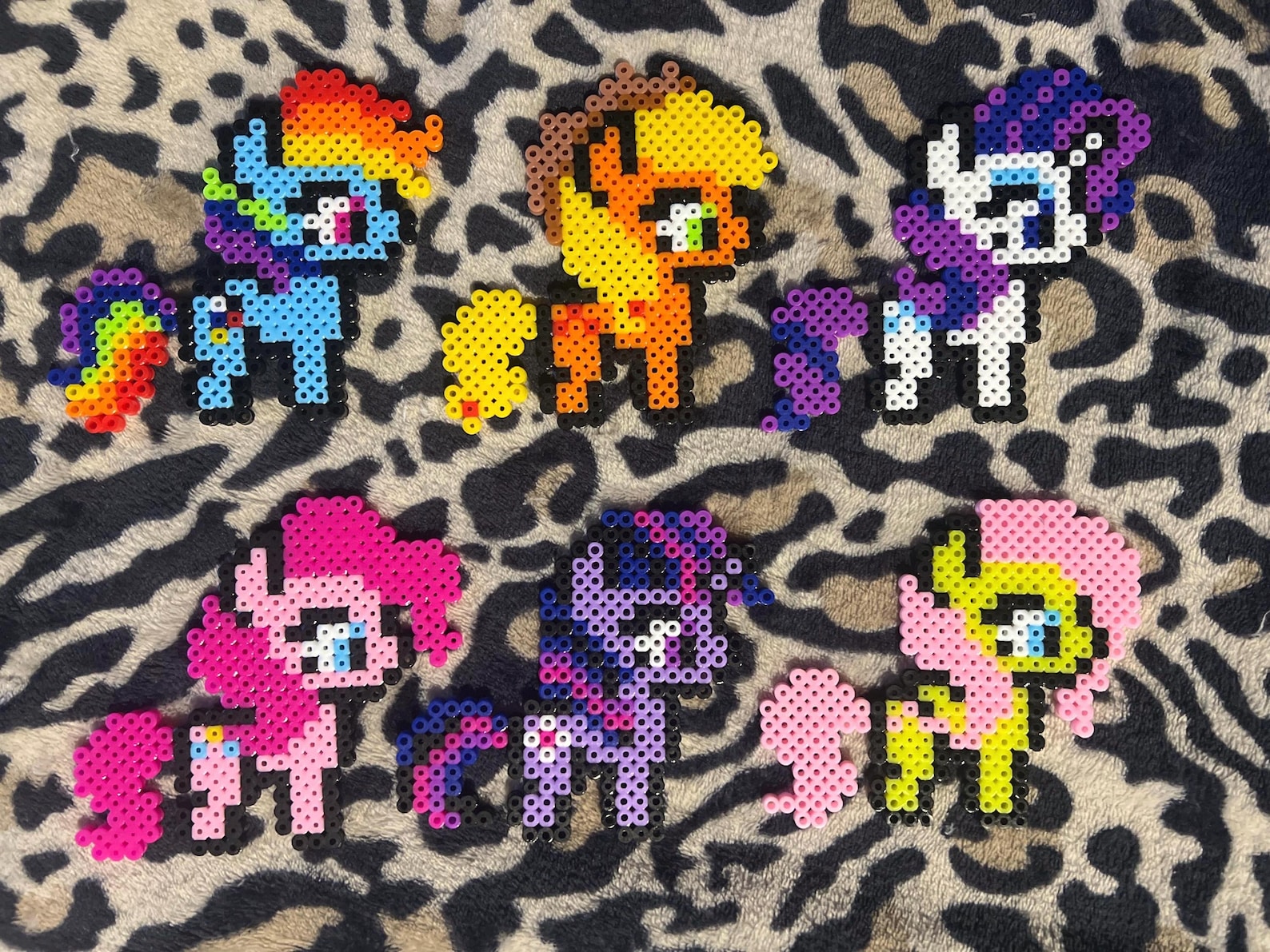 My Little Pony Mlp Fuse Bead Charms or Charm With Necklace - Etsy