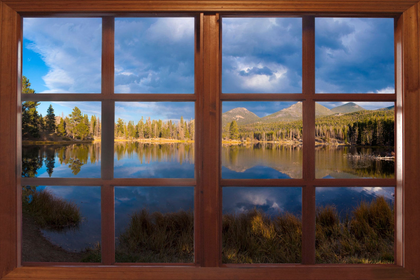 Wall Mural Window Self Adhesive Colorado Window View-3 Sizes - Etsy