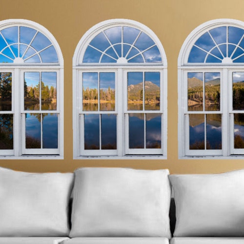 Wall Mural Window Self Adhesive Colorado Window View-3 Sizes - Etsy