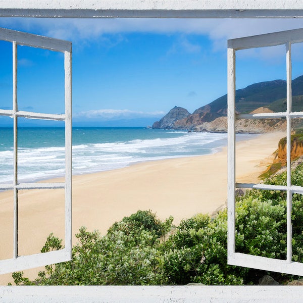 Beach Wall Mural - Etsy