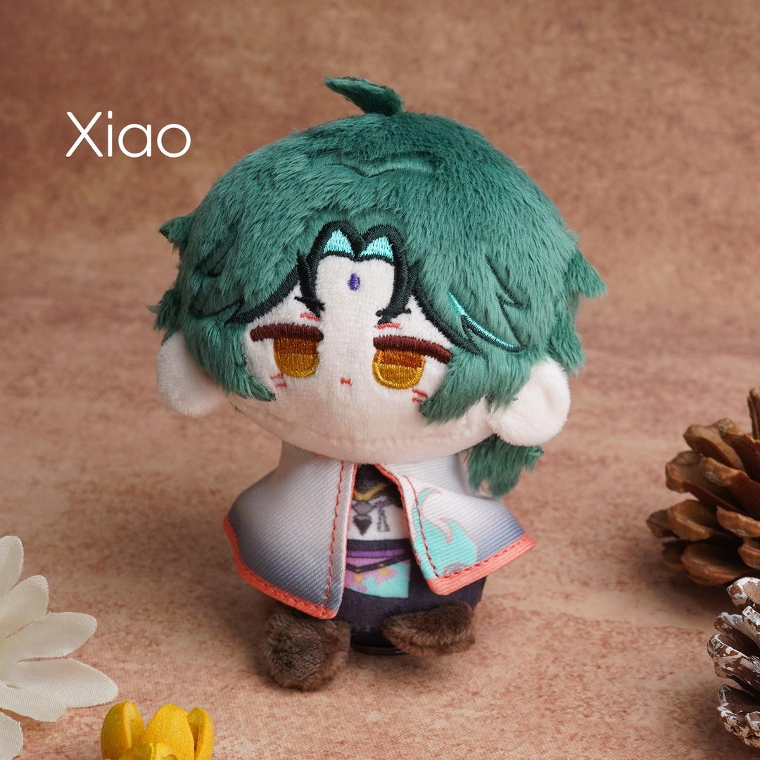 Genshin Impact Xiao Plush Toy, Equipped With Plush Accessories, Plush ...