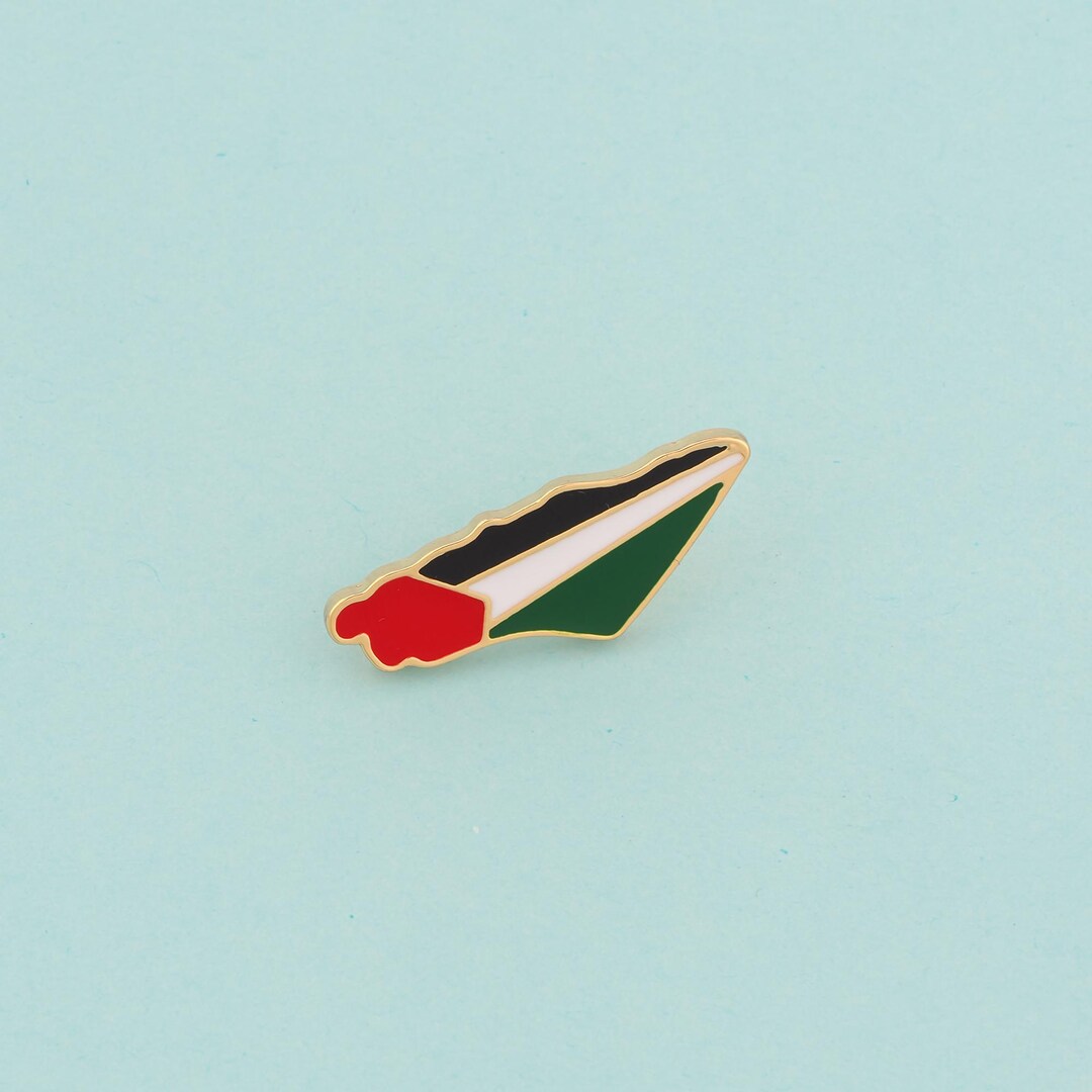 Palestine Maps Badge, Palestine Brooch, Palestine Maps Pins,enamel ...
