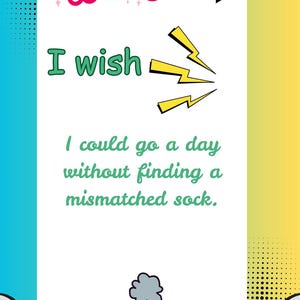 Funny Wishes Printable Cards – 52 Humorous Goals for 2025 – Instant ...