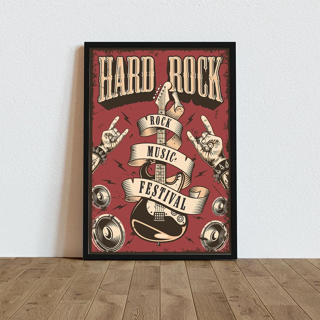 Vintage Concert Posters, Various Rock, Band, Gig, Tour, 70s, 60s ...