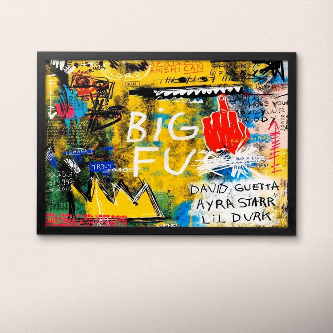 Funny Middle Finger Wall Art Print, Graffiti Photography - Etsy