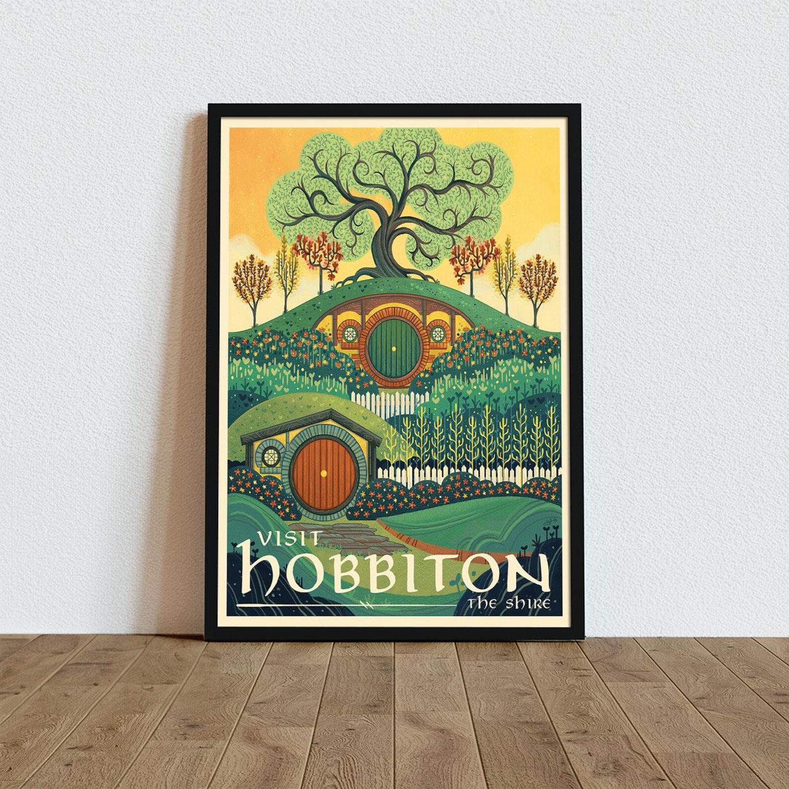 Hobbiton,lord of the Rings Poster,lord of the Rings Wall Art,movie ...
