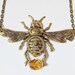 Busy Bee Keepers Daughter - Steampunk Hardware Bumble Bee Necklace - Etsy