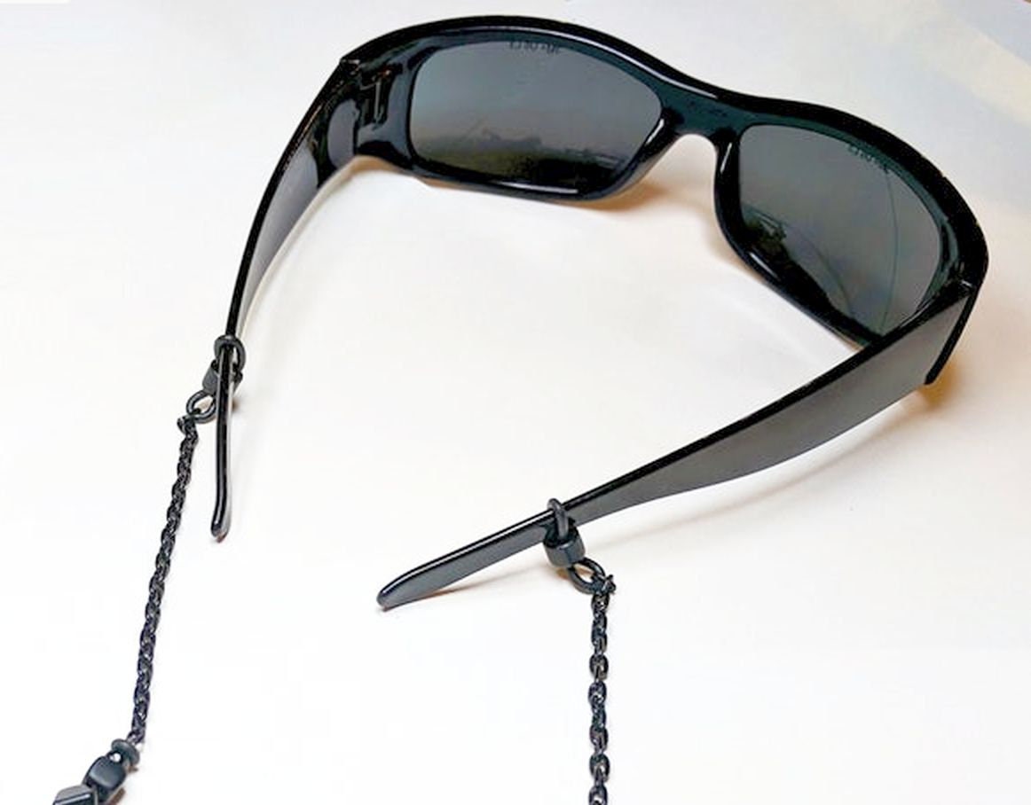 Eye Glasses Holders - 2 Pair - You the Color - Tube and Rubber Loop ...