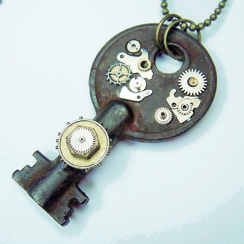 Tardis Key Necklace - Etsy
