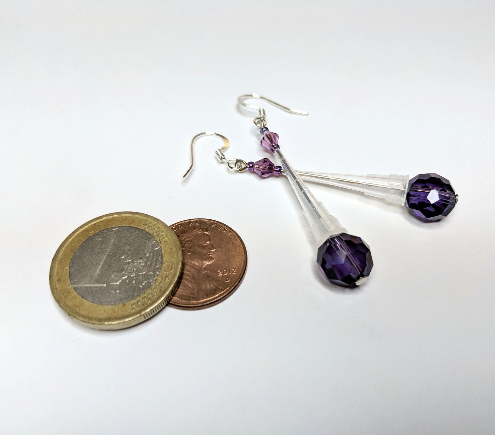 Purple Pipette Tip Earrings - Fun Science Lab Inspired Jewelry Gifts ...