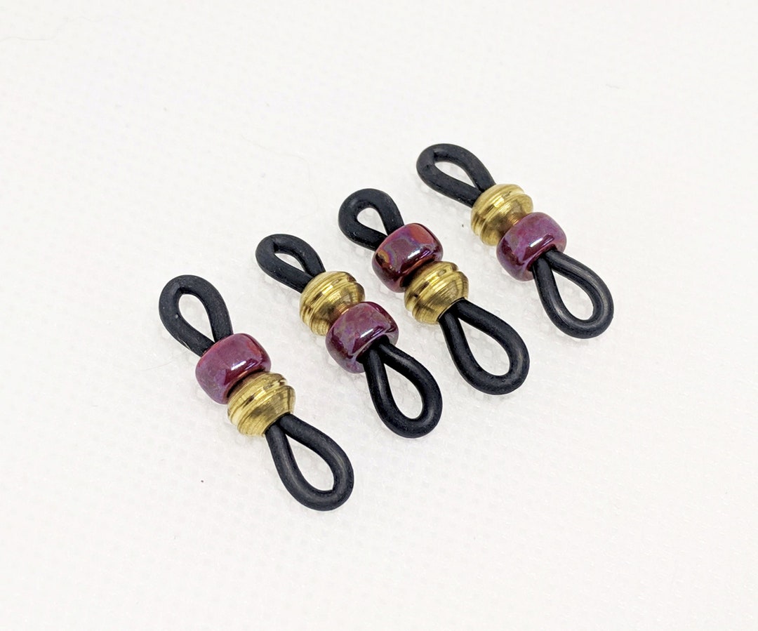 Eyeglasses Chain Grippers, 2 Pairs, Eyeglass Holder Loop Necklace Parts ...